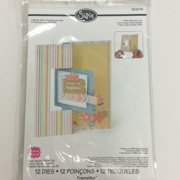 Sizzix | Office | Sizzix Card Square Flip Its | Poshmark